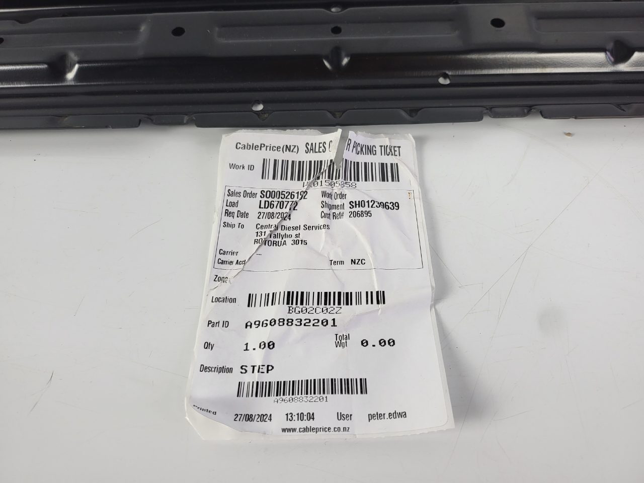 Genuine Front Bumper Footboard Mercedes Actros MP5 2546 2651 New 2018